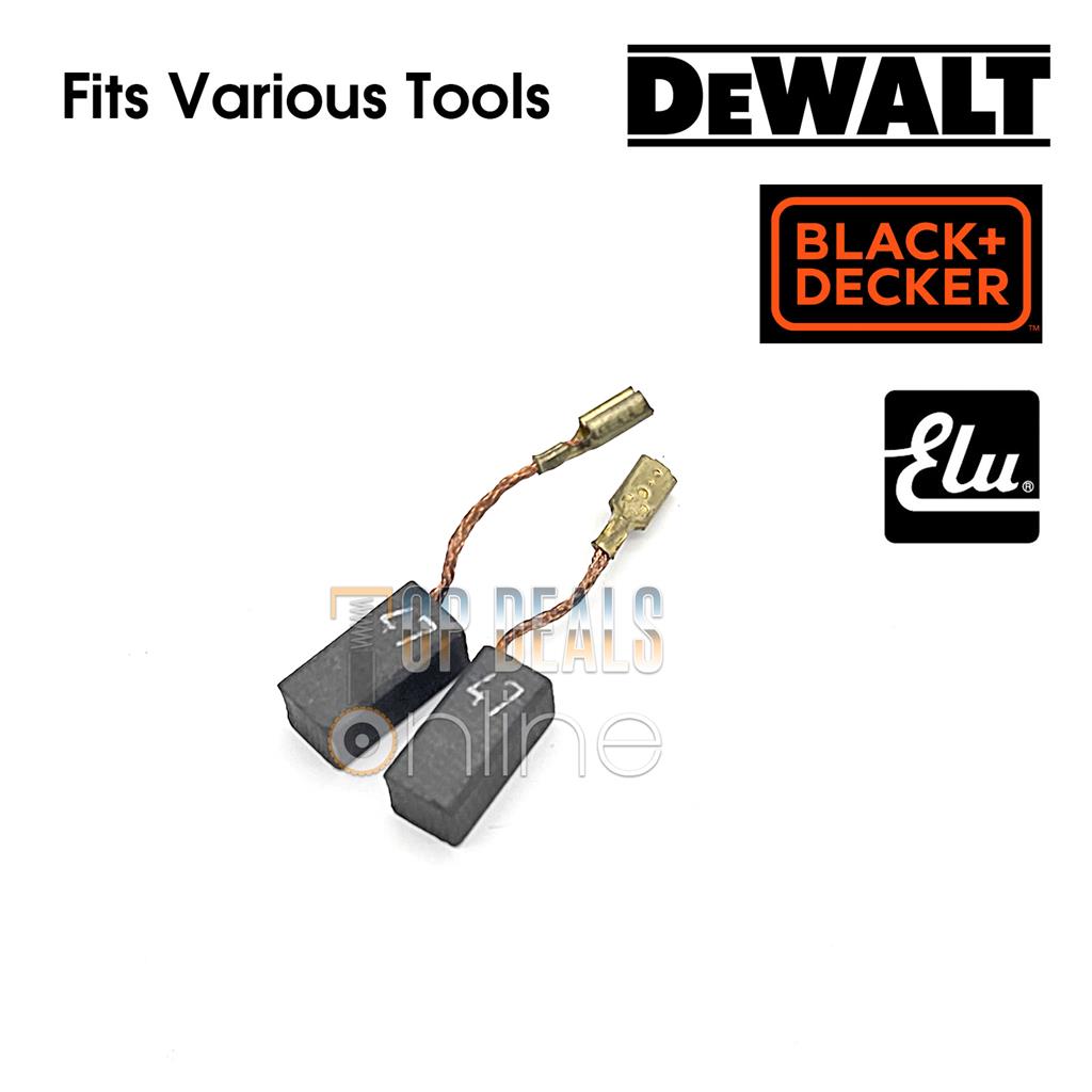 GENUINE Carbon Brushes for Elu, Black & Decker, Dewalt Angle Grinders,