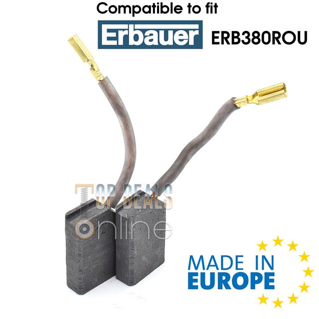 Carbon Brushes for Erbauer ERB380ROU Router 240V 2100w - High Quality