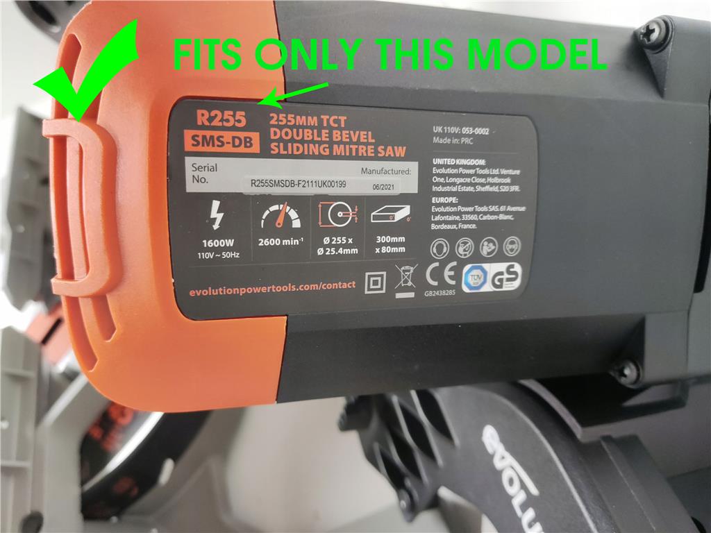 Evolution R255SMS-DB+ Carbon Brushes 255mm TCT Double Bevel Sliding Mi