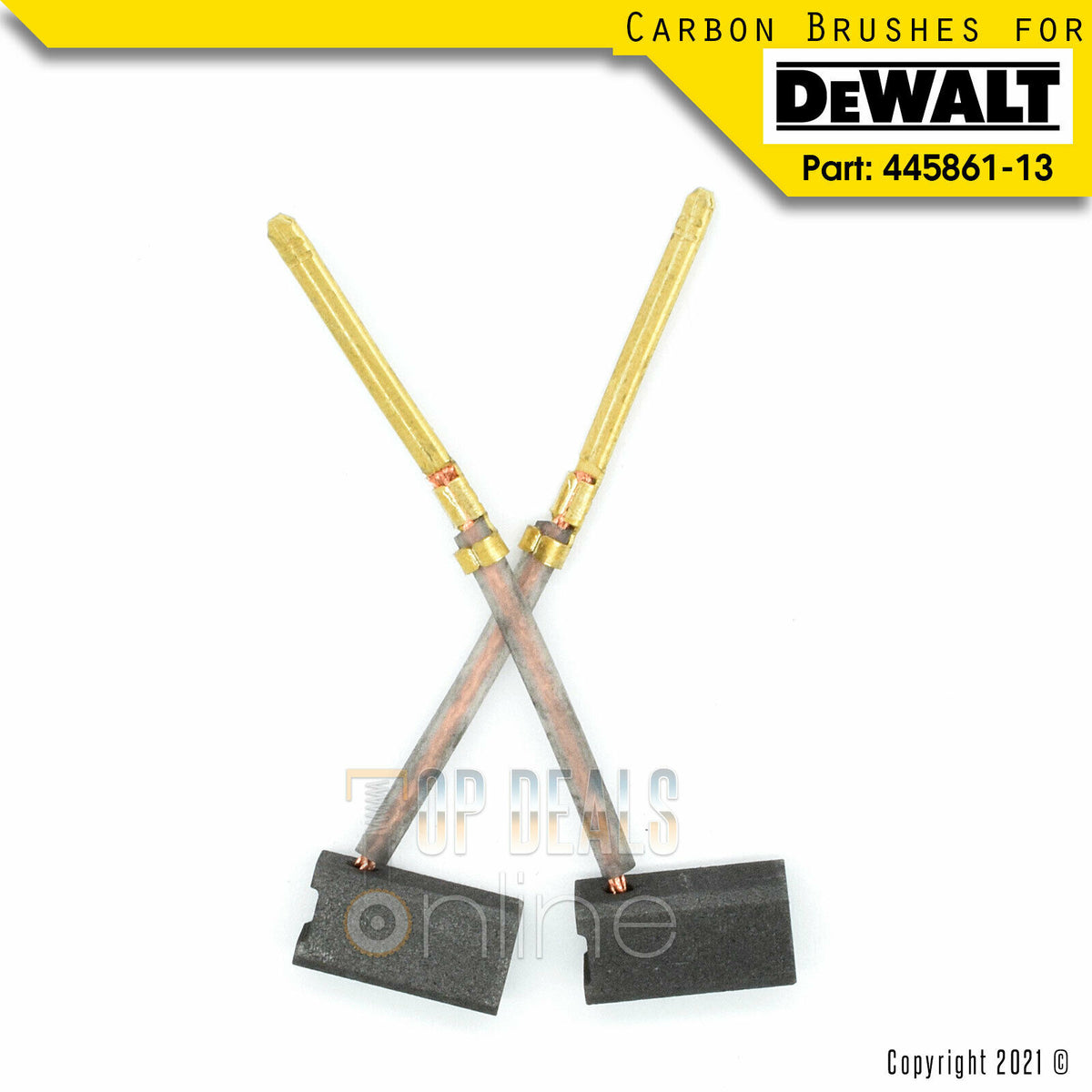 Carbon Brushes for Dewalt D26453 D26441 D26451 Palm & Random Orbit San